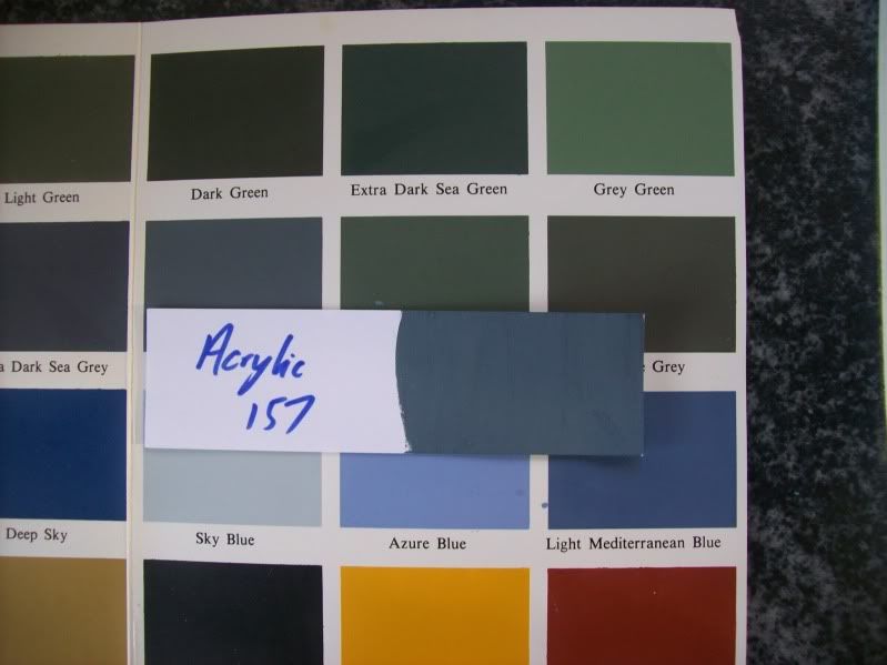 Acrylic RAF Azure blue? - Paint - Britmodeller.com
