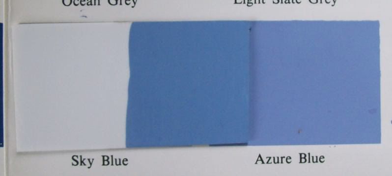 Blue, Blue, My Love Is Azure Blue - and happily some of our paints are ...