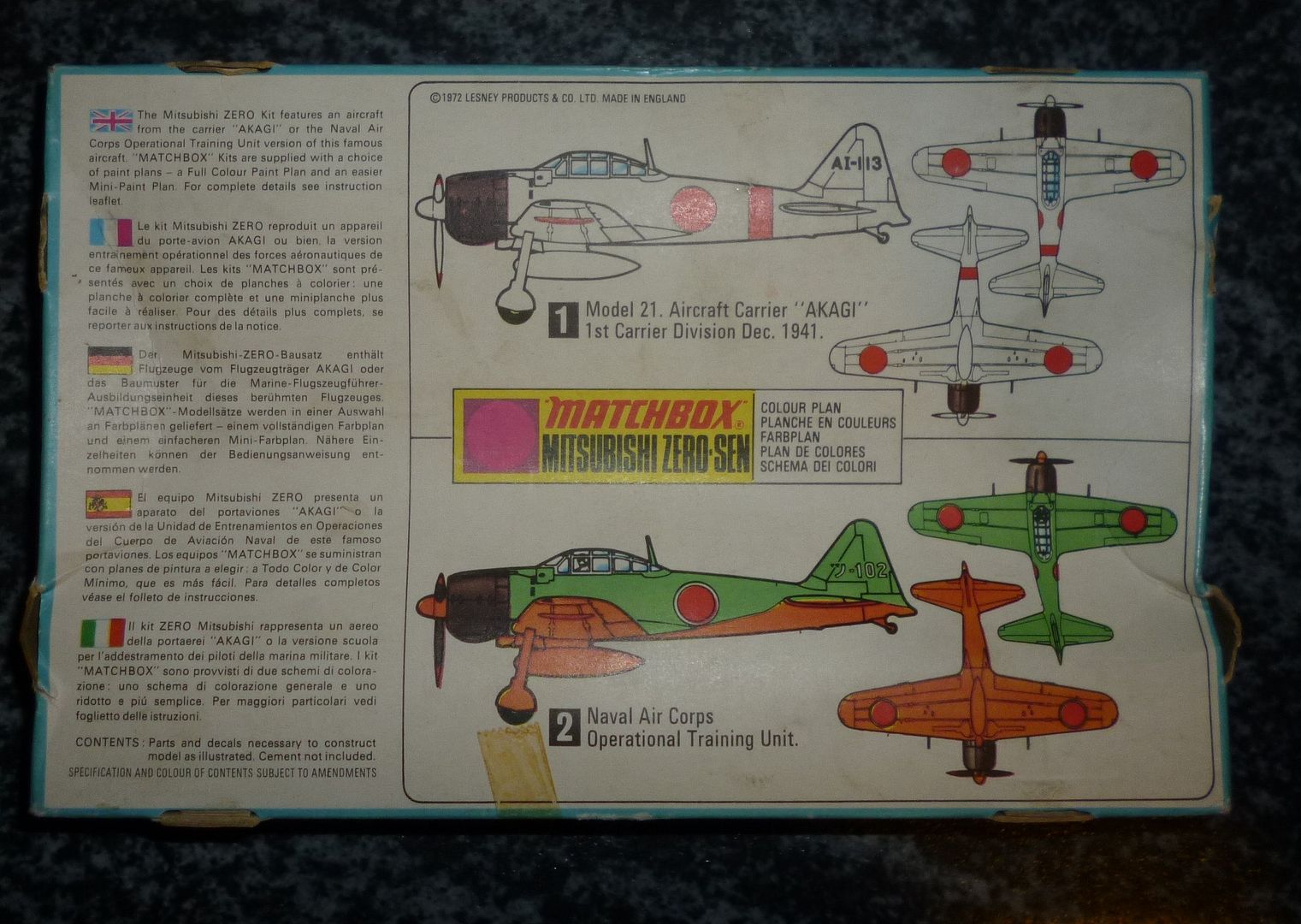 Mitsubishi Zero PK-4 - Finished - Matchbox GB II - Britmodeller.com