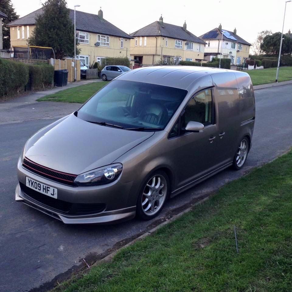 Caddy to mk7 golf Gti front end conversion - CADDY2K.com