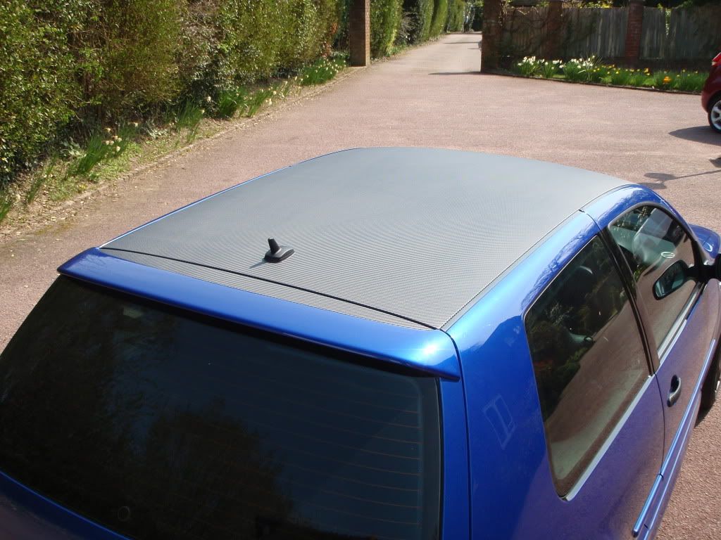 Mk4 Golf - carbon wrapped roof and r32 bumper | Volkswagen Mark IV Forum