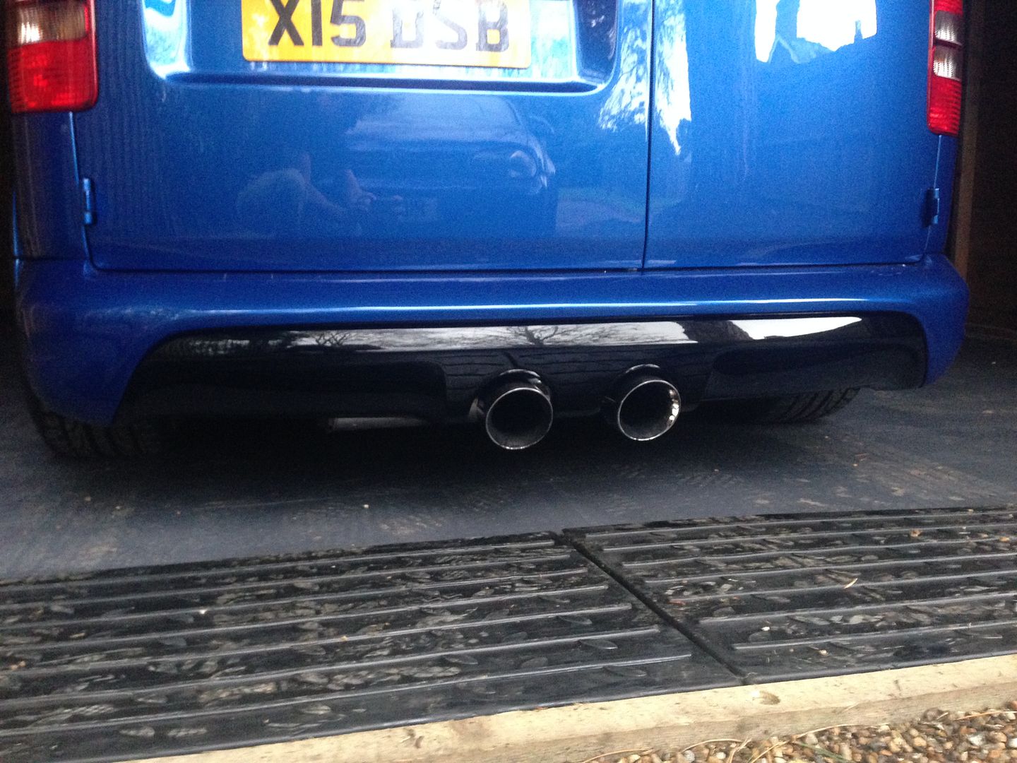 R32 style rear bumper/ exhaust tips - CADDY2K.com