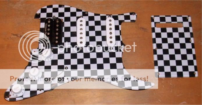 Loaded checkerboard Strat HSS pickguard with Seymour Duncan - Misc Gear ...
