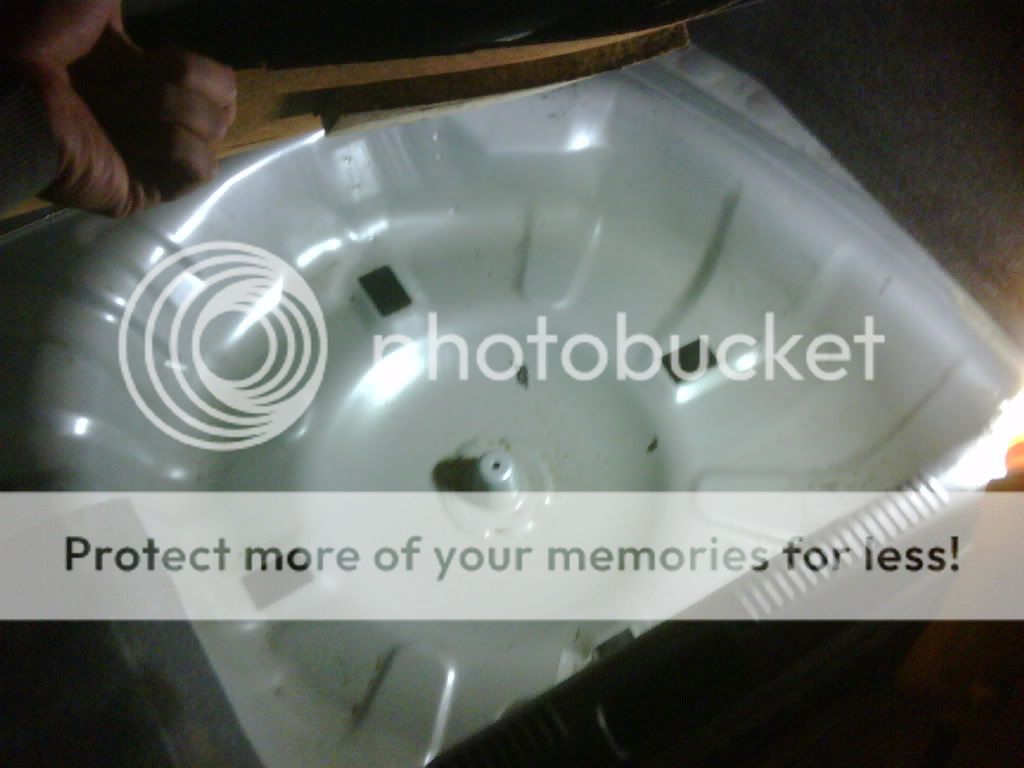 Fiberglass sub box/amp rack in spare tire well - 04 sti (lots of pics ...