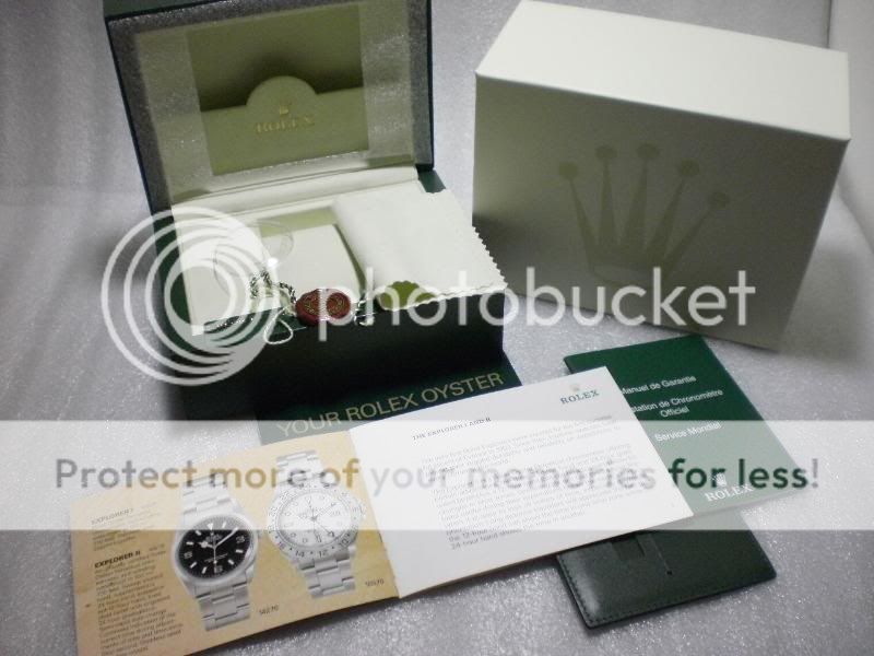 WatchNet: Trading Post: FS: Rolex Explorer II (Ref.16570) Complete Box ...