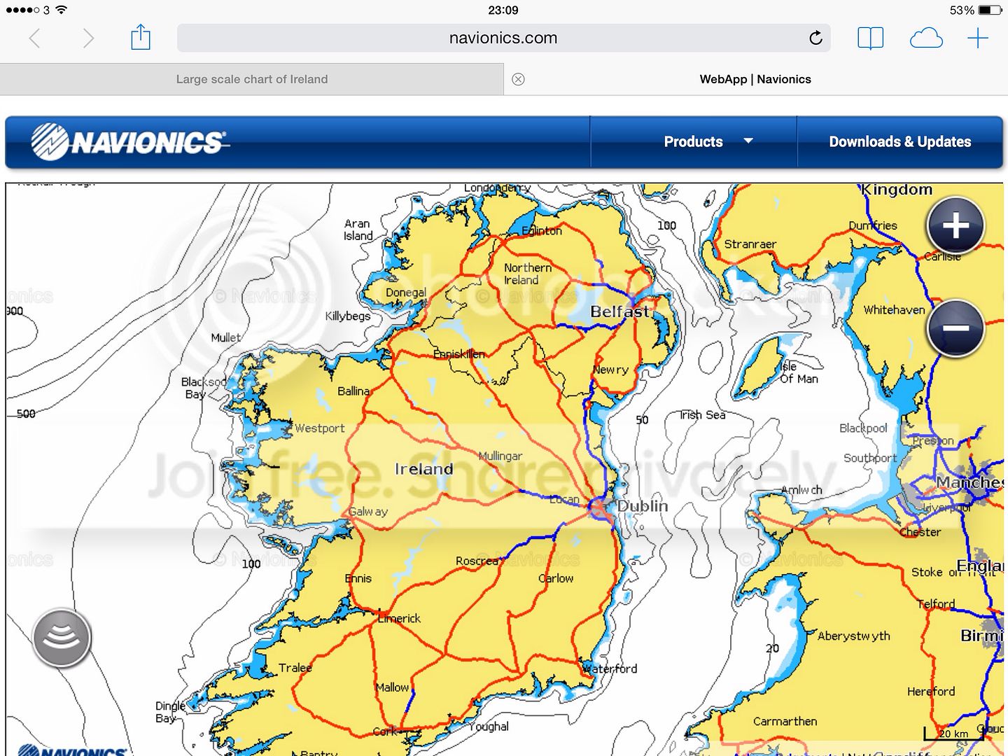 Large scale chart of Ireland | Page 2 | YBW Forum